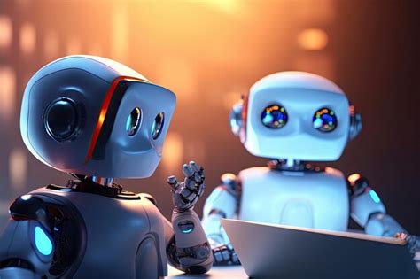 Premium Ai Image Artificial Intelligence Or Ai Robot Working At