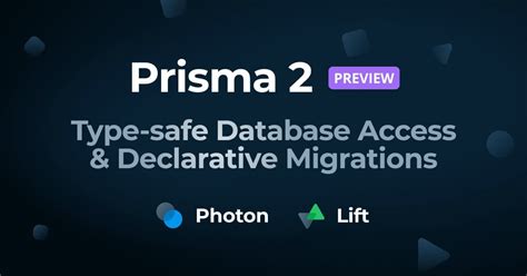 Prisma 2 Preview Type Safe Database Access And Declarative Migrations