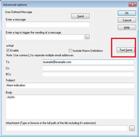 how to send an e mail if an alarm occurs smartui features discussions tips tricks