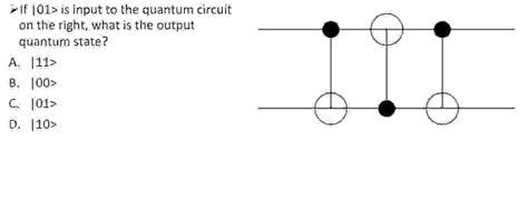 Solved ﻿if 01 ﻿is Input To The Quantum Circuit On The