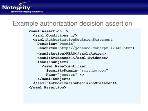 Ppt Saml An Xml Framework For Secure Authentication And