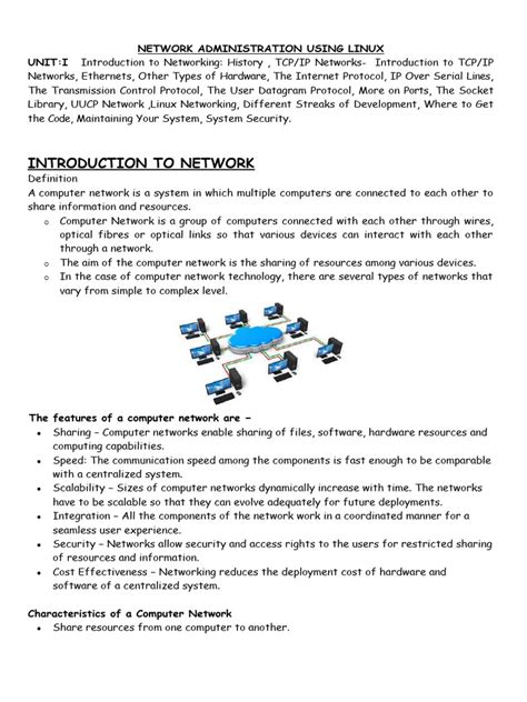 Introduction To Network Pdf Transmission Control Protocol Port