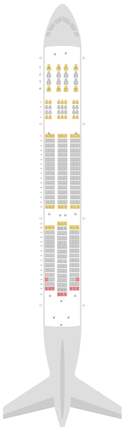 Seat Map Westjet Boeing 787 9 789 Find The Best Seat On Your Next Flight
