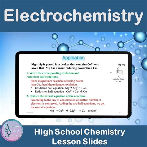 Electrochemistry PowerPoint Lesson Slides High Babe Chemistry Oxidation Made By Teachers