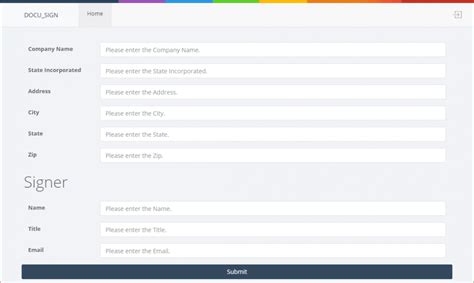 Inserting DocuSign Electronic Signature Into Word Documents Used In SpreadsheetWeb Applications