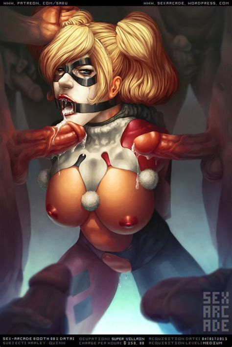 Harley Quinn Sex Slave Blowjob Cum In Mouth Penis Cum