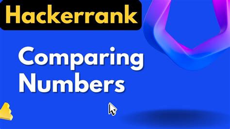Comparing Numbers Hackerrank Solution Linux Shell Hackerrank