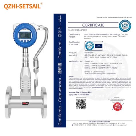 Top Class Steam Vortex Flow Meter With Pressure And Temperature Compensation Vortex Flowmeter