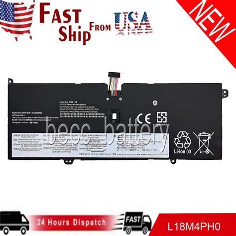 L18c4ph0 New L18m4ph0 Battery For Lenovo Yoga C940 14iil 81q9 768v