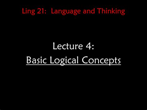Basic Logical Concepts Deductive And Inductive Arguments