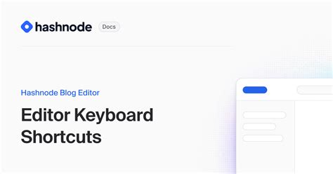Editor Keyboard Shortcuts