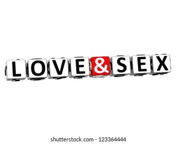 3d Love Sex Button Click Here ภาพประกอบสตอก 123364444 Shutterstock