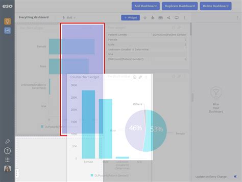 Arrange And Resize Widgets On A Dashboard