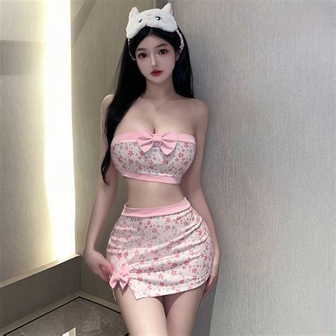Herbe‘s Secret Sexy Lingerie Set Japanese Style Lingerie Floral