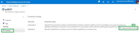 How To Connect To A Vm Db System Via Oracle Database Service For Azure