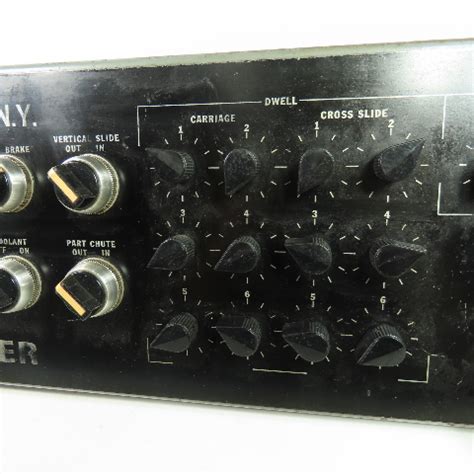 Operator Control Panel Switch Board Automatic Chucker CNC Lathe Bullseye Industrial Sales