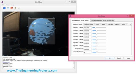 How To Train Pixy Camera With Computer The Engineering Projects
