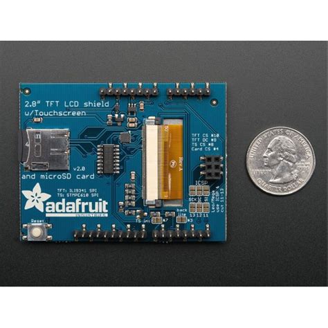 2 8 Tft Touch Shield For Arduino With Resistive Touch Screen At Mg Super Labs India