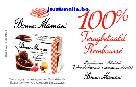 Mousse Au Chocolat Bonne Maman 100 Remboursé 140712 Je Suis Malin