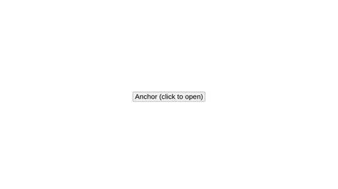Css Anchor Positioning Popover