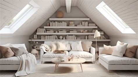 흰색 커피 테이블 장식은 매끄러운 가구 세트와 장난스러운 다락방 어린이 방 3d 렌더링에 세련된 인테리어를 갖추고 있습니다 배경 Png  무료 다운로드 Pikbest