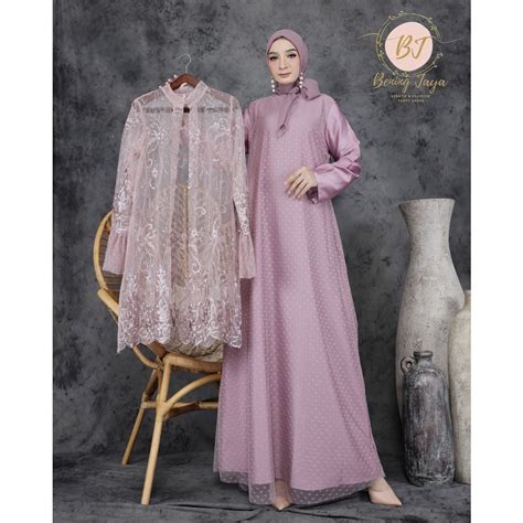 Jual Gamis Pesta Outer Gamis Gamis Pesta Mewah Gamis Kondangan Gamis Tile Gamis Brukat