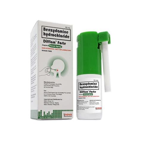Difflam Forte Throat Spray 15mL For Sore Throat Lazada PH