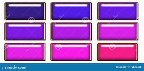 Rectangular Web Button Stock Illustration Illustration Of Modern 6934291