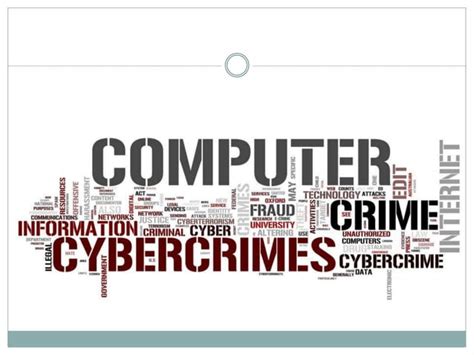 Cyber Crime Cyber Law And Cyber Ethics Pptx
