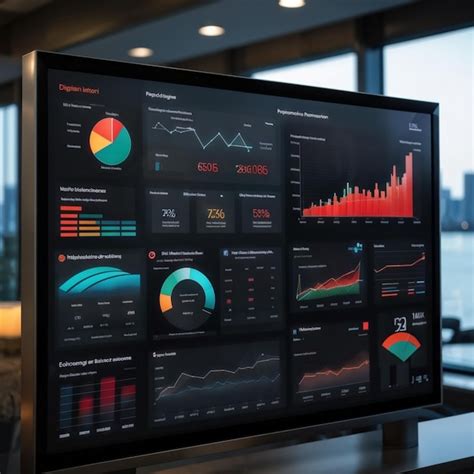 Corporate Dashboard For Financial Performance Analysis Premium Ai Generated Image