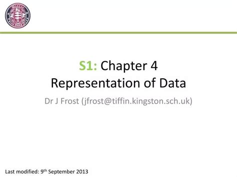 Ppt S1 Chapter 4 Representation Of Data Powerpoint Presentation Free Download Id2646317