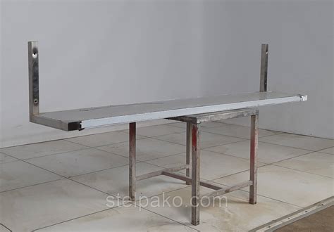 Полиця виробнича навісна з нержавіючої сталі 1 рівнева 160х30 см Нова — купити по ціні 1 962