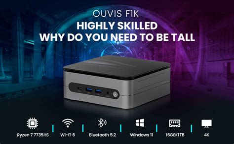 Ouvis F K Mini Pc Amd Ryzen Hs