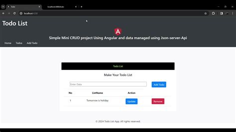 Arjun Prajapati On Linkedin Angular Jsonapi Webdevelopment Todoapp