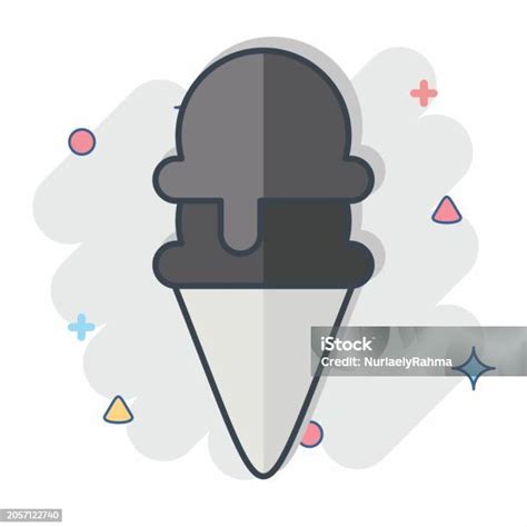 아이콘 아이스크림 4 우유 및 음료 기호와 관련이 있습니다 만화 스타일 심플한 디자인 편집 가능 간단한 일러스트레이션 강철에 대한 스톡 벡터 아트 및 기타 이미지 Istock