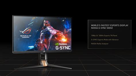 Новости — NVIDIA и ASUS разработали первый монитор с частотой 500 Гц