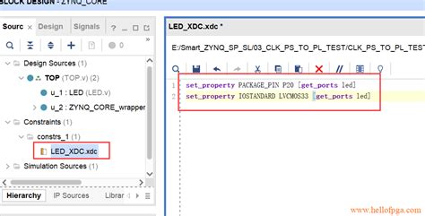 基于Smart ZYNQ SP SP2 SL 版 的PS实验十六 通过PS部分来为PL逻辑提供时钟做工程时的常用方法 你好FPGA