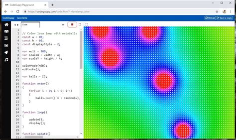 Lava Lamp With Metaballs In Javascript Rcreativecoding