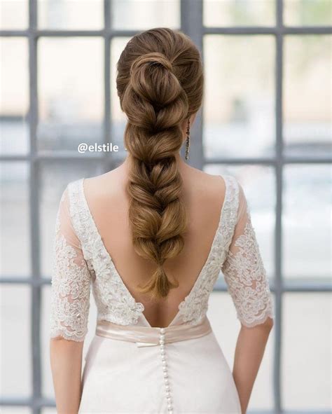 Trendy And Chic Fishtail Wedding Hair Fishtail Braid Wedding Hairstyles