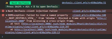 The Nuxt Devtools Are Failing To Work Has Anyone Else Encountered This