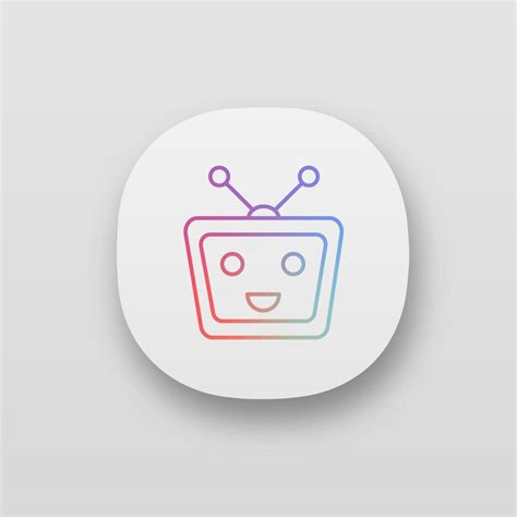 Icône De Lapplication Chatbot Interface Utilisateur Ui Ux Talkbot Robot Moderne Bot De Chat