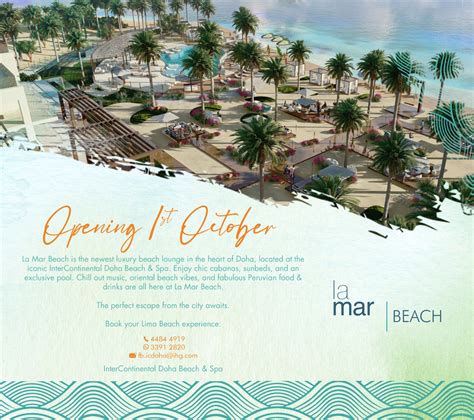 La Mar Beach A New Luxury Beach The Peninsula Qatar Facebook