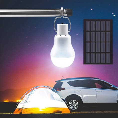 Rechargeable Solar Light Bulb Portable Solar Powered Led Lantern