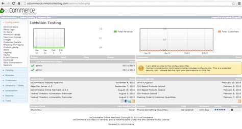 How To Log Into Your Oscommerce Admin Dashboard Inmotion Hosting