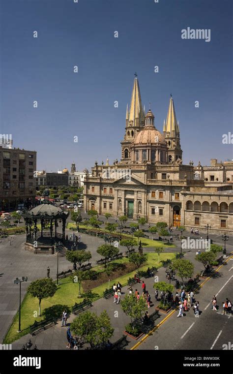 Mexico Central America America Guadalajara City Old Town Unesco World