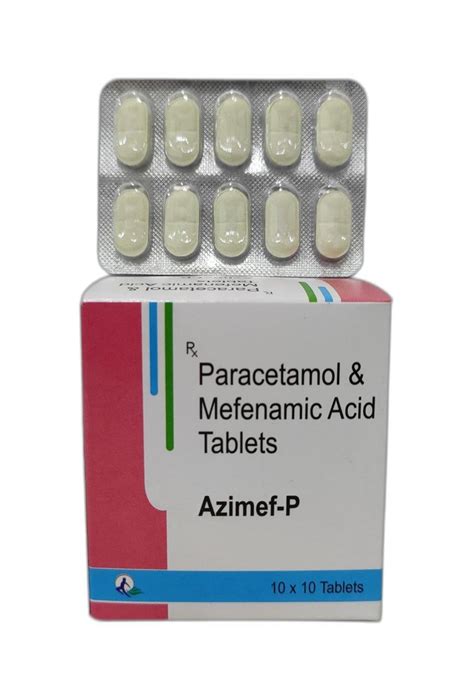 Paracetamol Mefenamic Acid Tablets At ₹ 550 Box Mefenamic Paracetamol Tablet In Panchkula Id