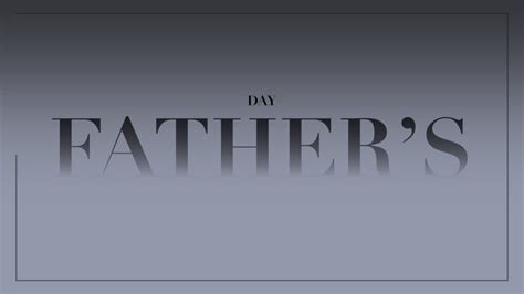 Premium 스톡 영상 기하학적 프레임이 있는 회색 패션 및 미니멀리즘 배경의 애니메이션 텍스트 아버지의 날
