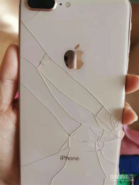 苹果8p手机摔碎图片 苹果8p手机 大山谷图库