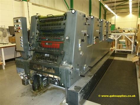 Four Colour Used Offset Printing Machines HEIDELBERG GTO 52 4 FOUR COLOUR OFFSET