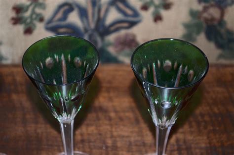 Proantic 6 Colored Wine Glasses In Baccarat Crystal